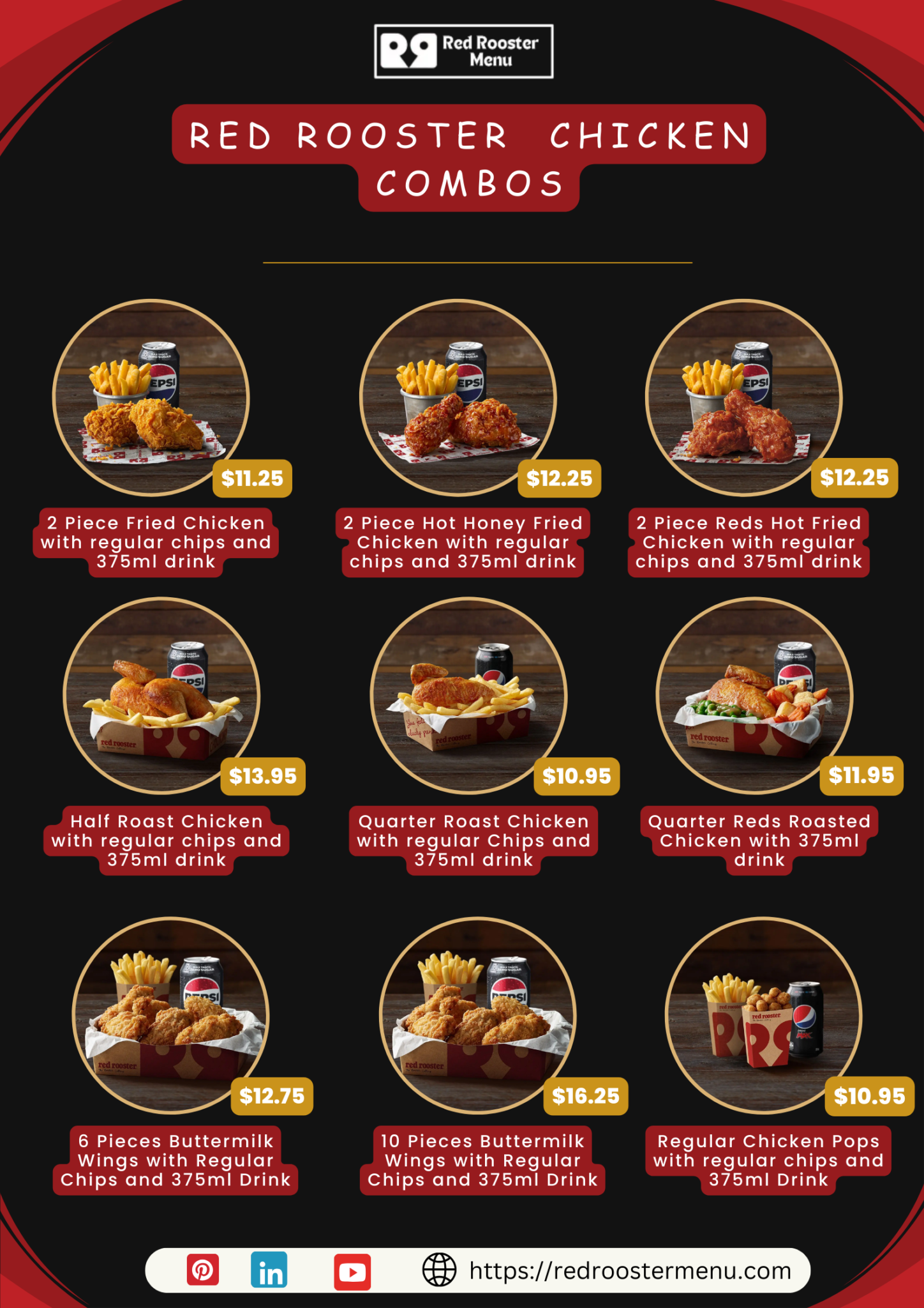 Red Rooster Menu Australia 2026 | Prices, Deals & Combos
